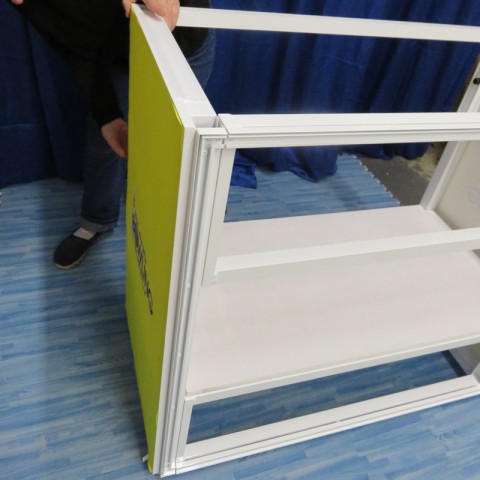 Trade show tables |Portable tables| no tools | SEG fabric graphic