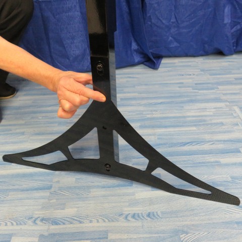 Low Cost Slat Wall Floor Stands | Trade Show Slat Wall Panel Kits